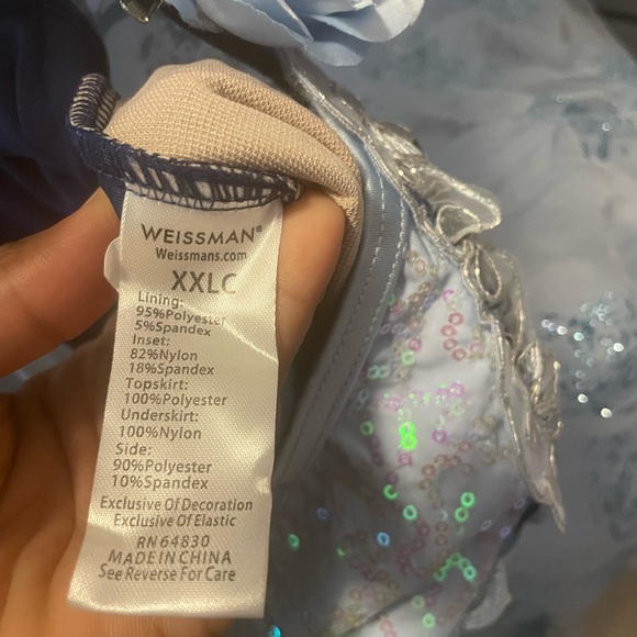 Weissman | Matching Sets | Weissman Blue Velvet Sequin Dance Costume ...